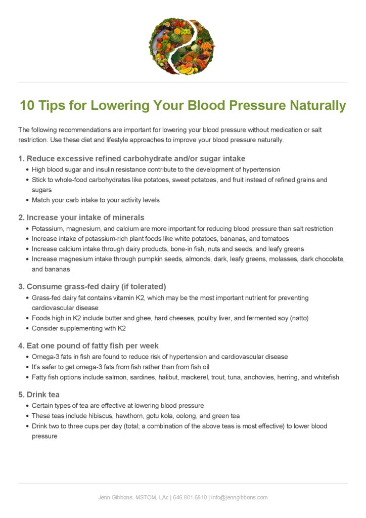 10 Tips for Lowering Your Blood Pressure Naturally – Jenn LiButti